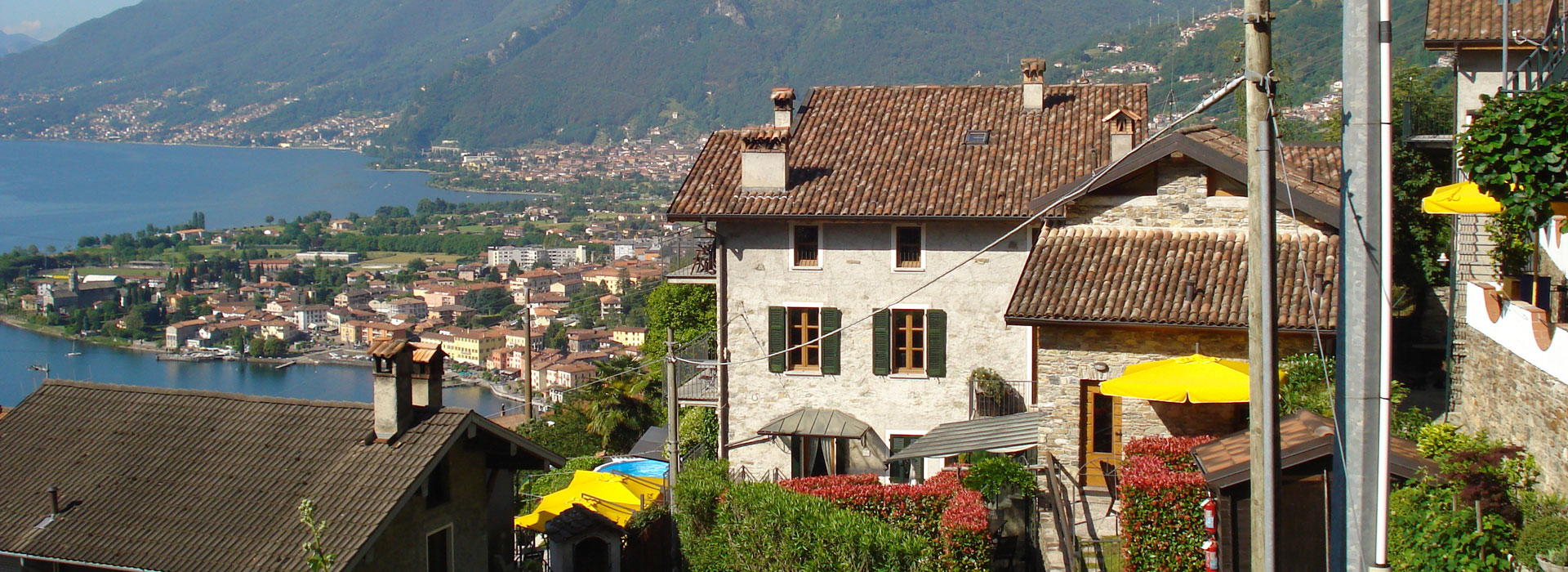 Apartments Lake Como vineyard farmhouse Casarina
